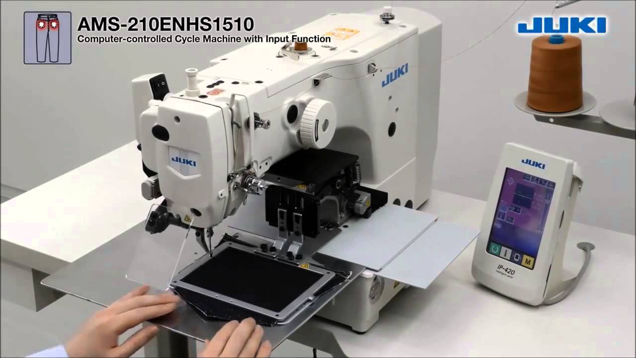 Juki AMS-210ENHS1510 - YouTube