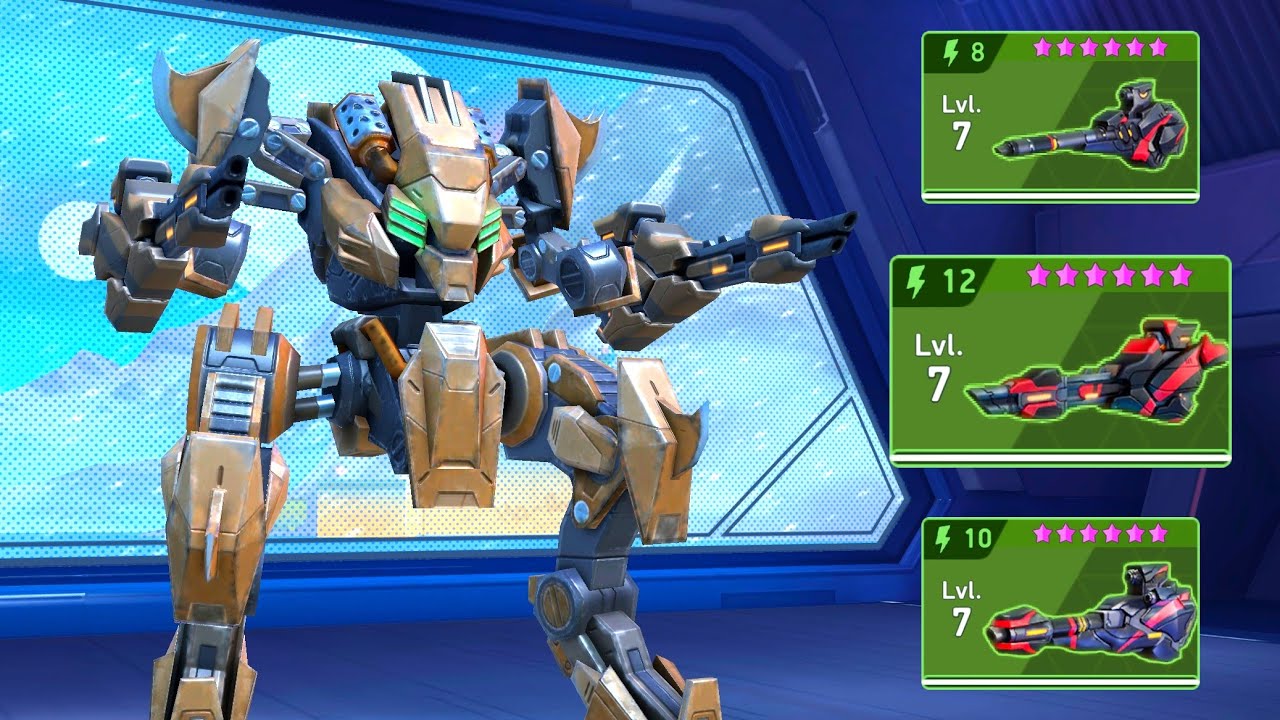 Sentinel with All Longarm 12 10 8 - Mech Arena - YouTube