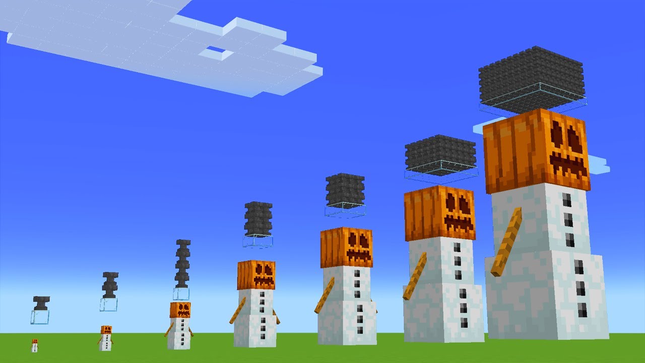 Minecraft Snow Golem In Real Life