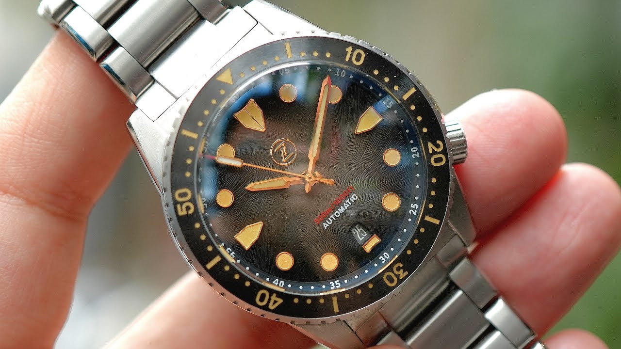 [ Rất Đẹp ] Zelos Mako V3 300 Titanium Vintage Black 40mm | ICS ...