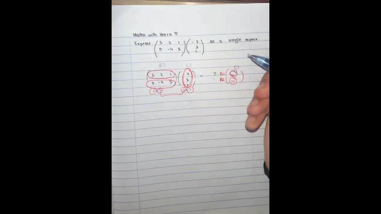 How to multiply two matrices ? - YouTube