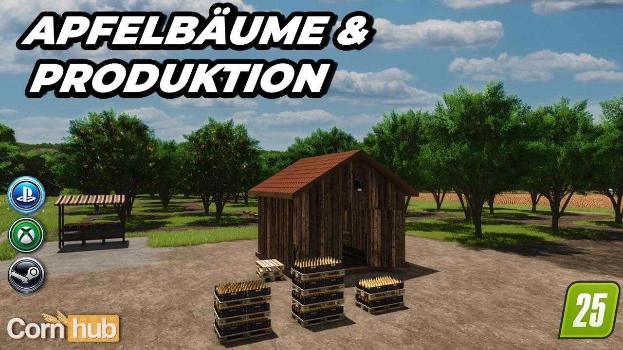 LS25 Apfelbäume & Produktion - Landwirtschafts Simulator 25 ...