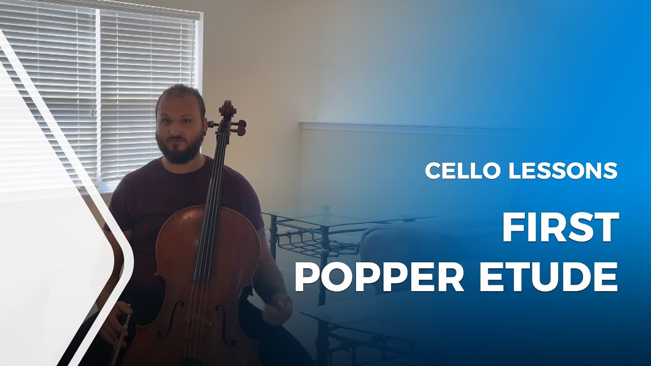 Cello Lessons: First Popper Etude - YouTube