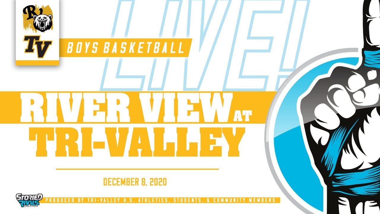 LIVE! Boys HS Basketball — River View at Tri-Valley (12-8-20) - YouTube