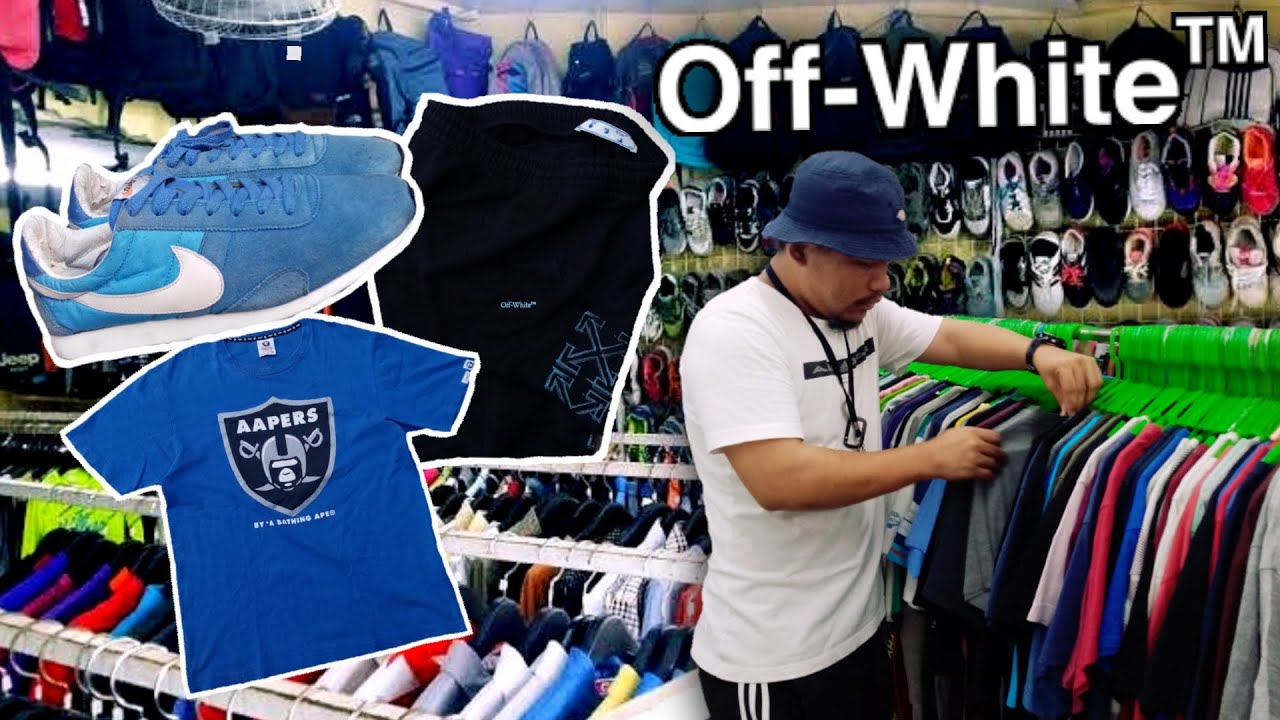 OFF-WHITE shorts sa UKAY-UKAY? Jackpot kaya ako? Sapatos na parang NIKE ...