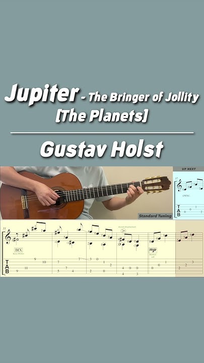 Jupiter - The Bringer of Jollity [The Planets] / Gustav Holst (Guitar ...