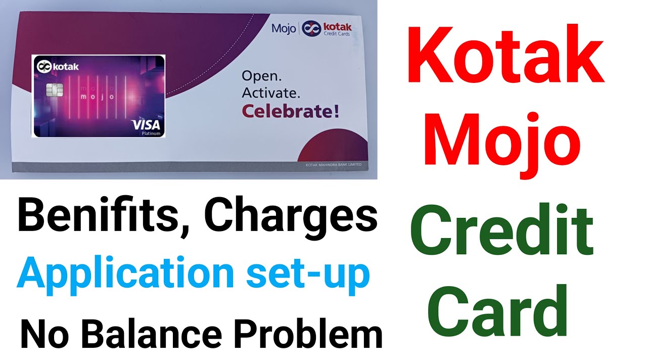 Kotak Mojo Credit Card Lifetime Free Unpacking | Card Review | Online ...