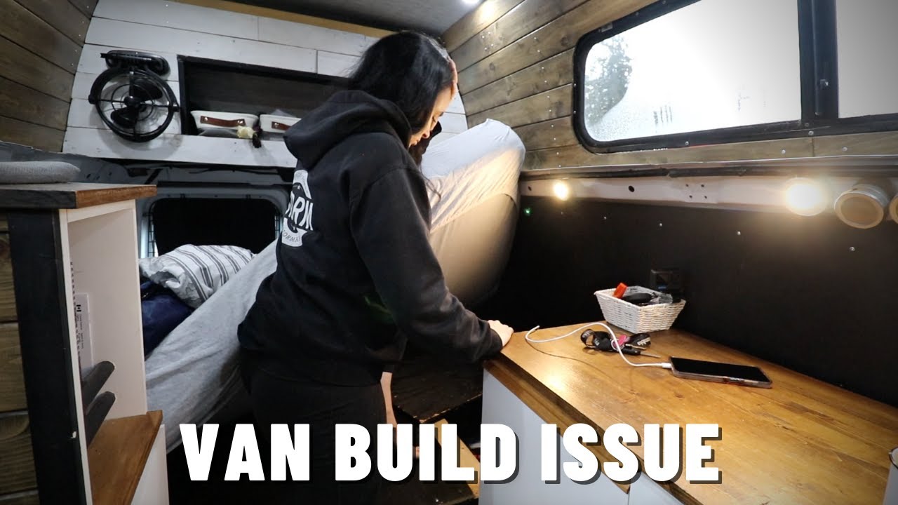 Van build issues | Don't do this mistake in your van | Living in a van ...