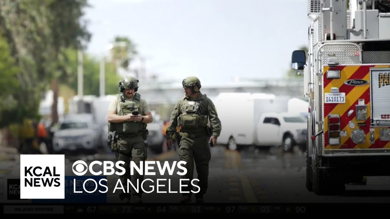 Palm Springs visitors react after explosion rocks city - YouTube