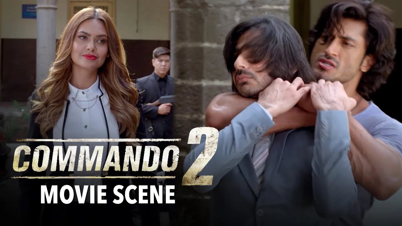 Commando 2: Esha Gupta's Ruthless Act - Killing Husband & Hacker - YouTube