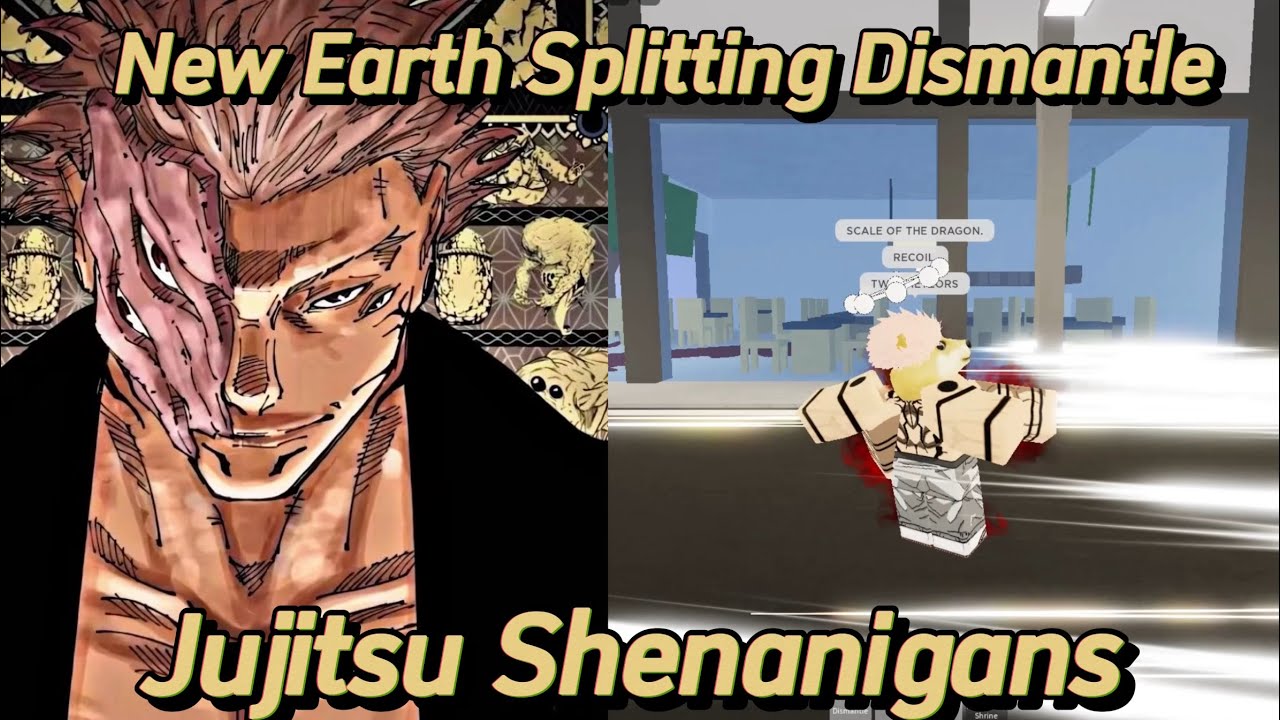HOW TO DO EARTH SPLITTING DISMANTLE IN JUJYTSU SHENANIGANS!!! #roblox # ...
