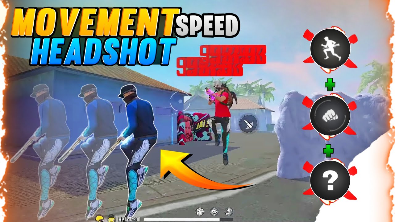 Free fire movement speed settings tamil || Movement speed increase free ...