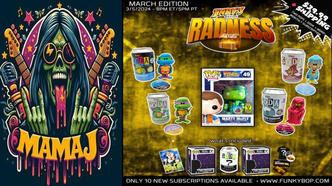 FUNKY BOP Monthly Indy Mystery Box for March. Is the box worth it did ...