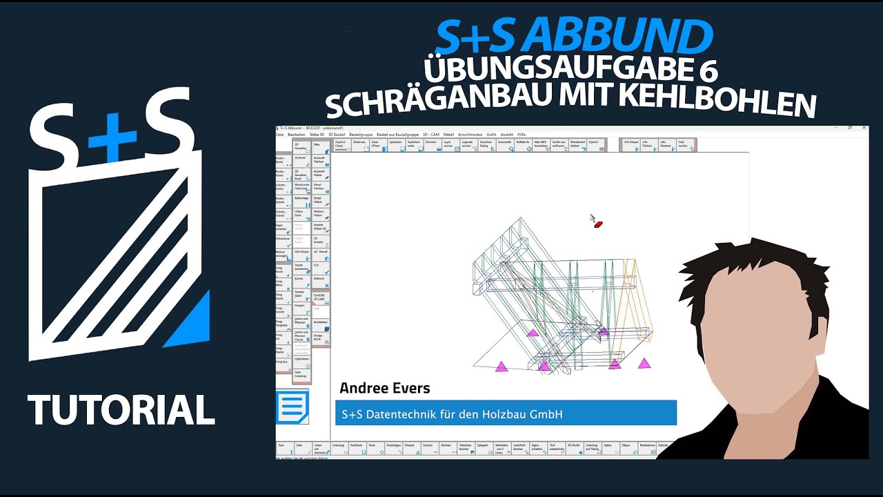 S+S ABBUND Übungsaufgabe 6 Schräganbau mit Kehlbohlen | Mit Andree ...