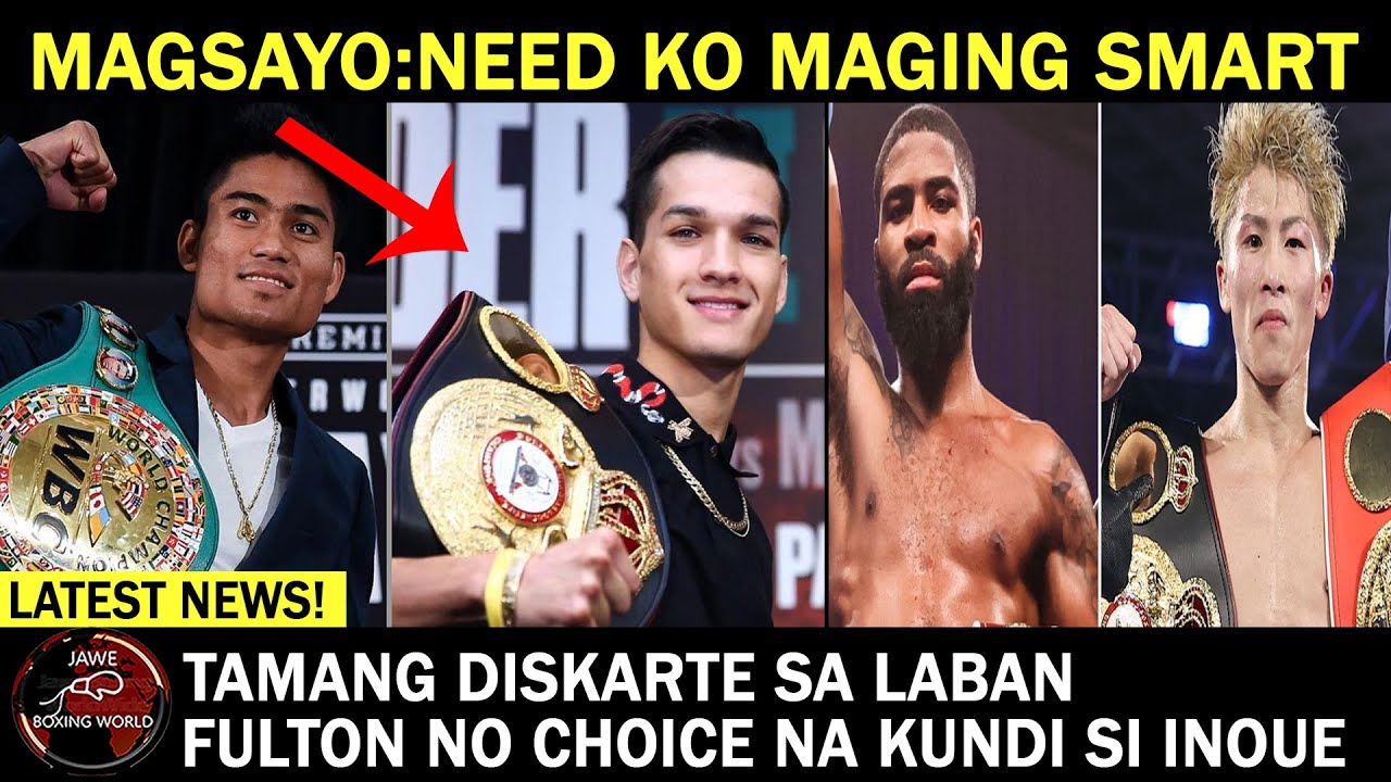 Mark Magsayo:Need Ko Maging Smart Tamang Diskarte Sa Laban, Fulton No ...