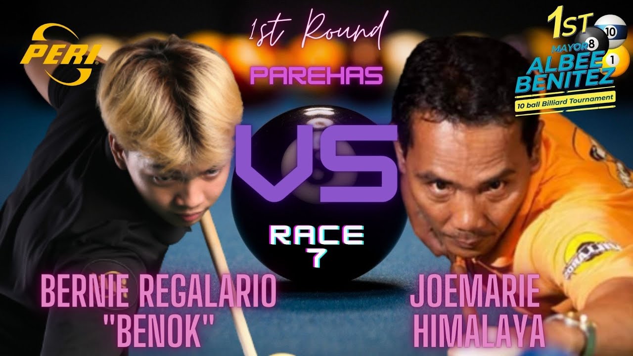 Benok vs Joemarie Himalaya | Race 7 | Parehas | 10 Balls - YouTube