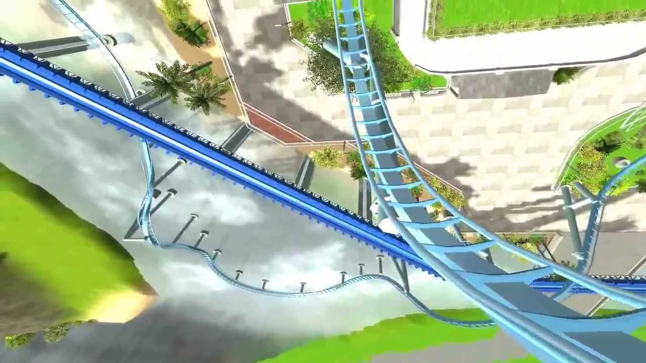 AeroWing - RCT3 Wing Coaster Raw POV Footage - YouTube
