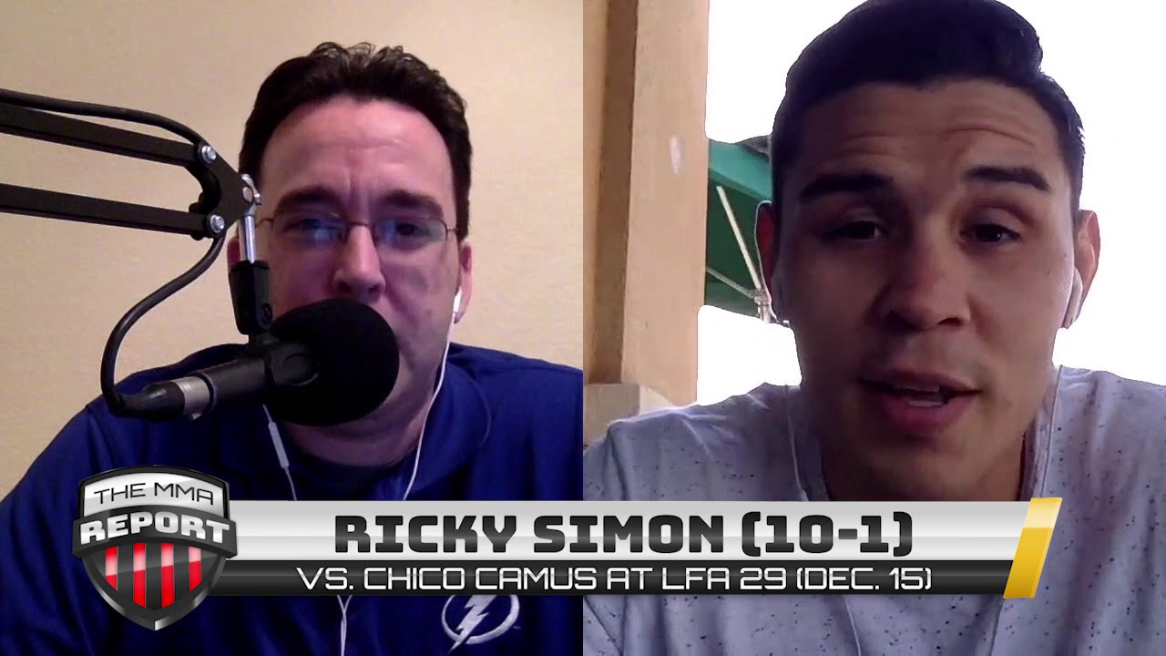 Ricky Simon previews vacant bantamweight title fight at LFA 29 - YouTube