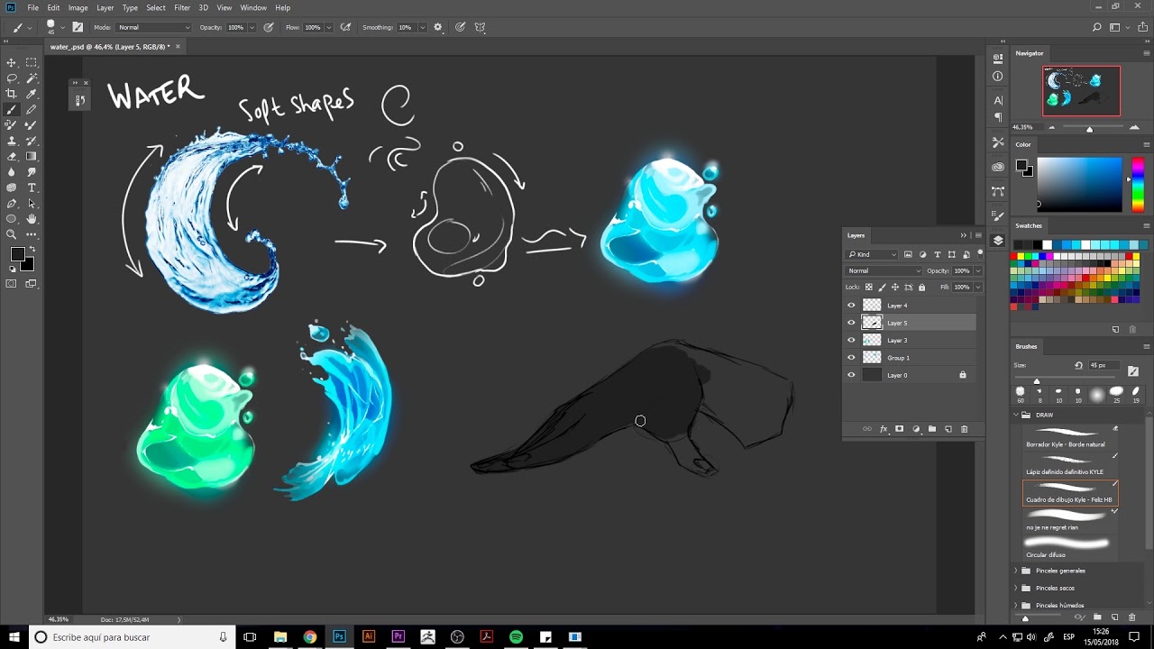 06/09 Water — Illustration: Master the Four Elements_ENG - YouTube