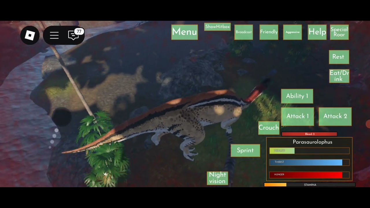 Parasaurolophus vs 2 carnotaurus and a raptor(fallen ashes) - YouTube