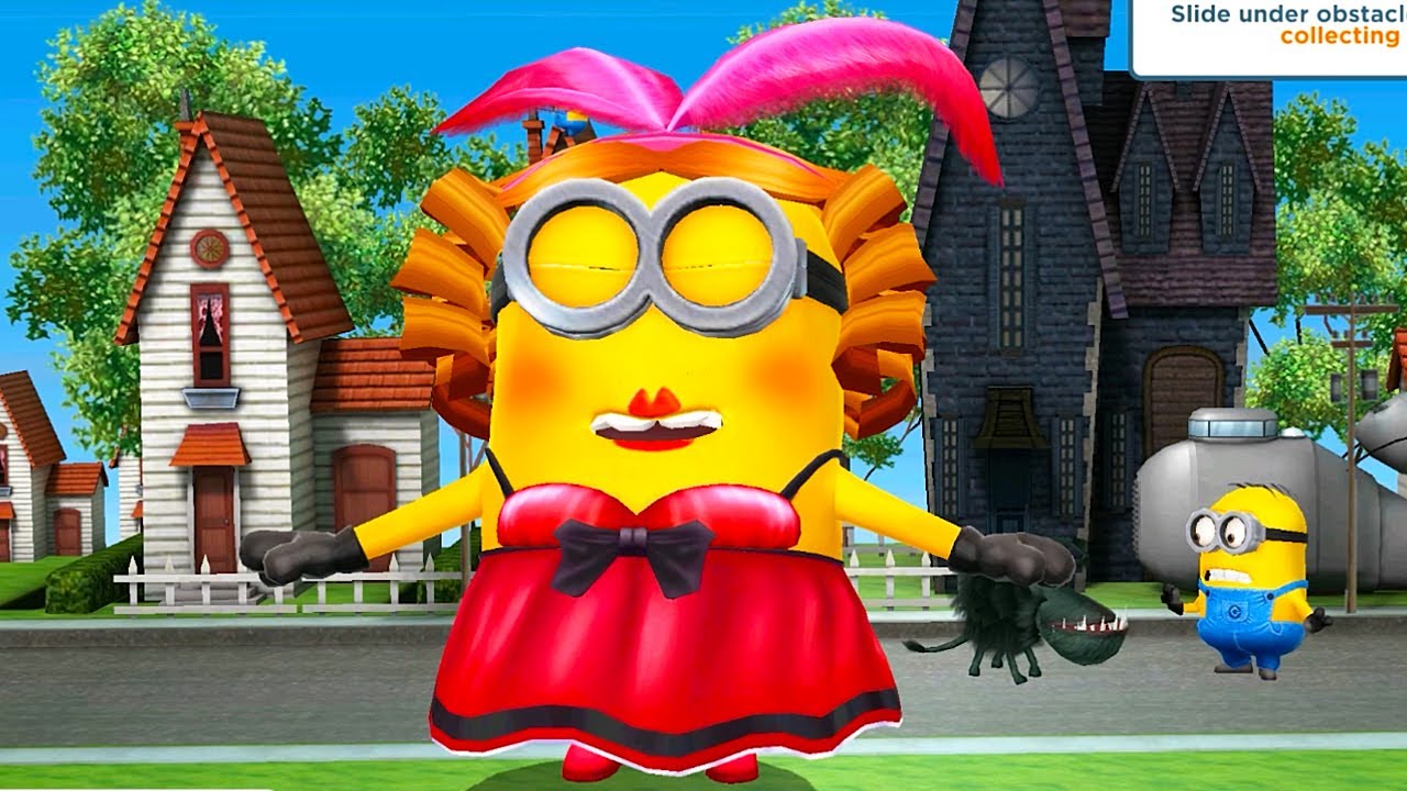 Cancan Dancer and Referee minions in levels 469-470 with UFO props ...