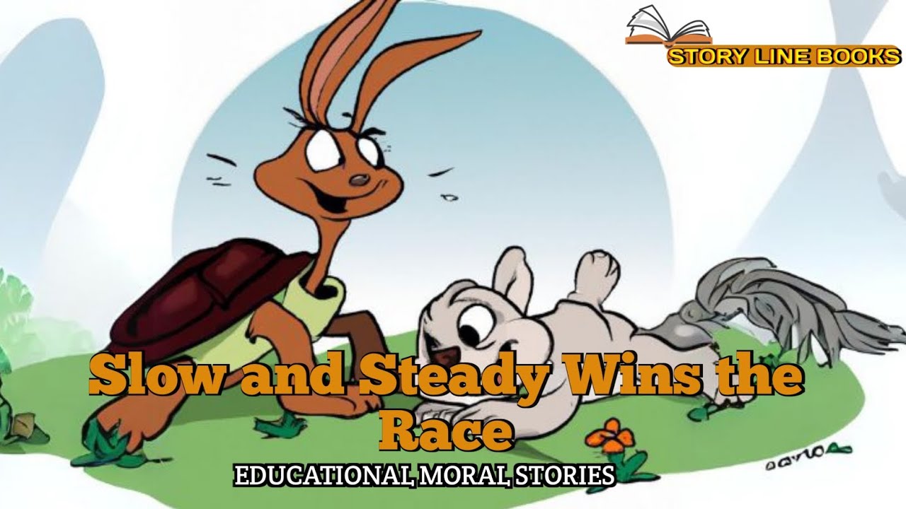 Slow and Steady Wins the Race: The Tortoise and the Hare | Kids Moral ...