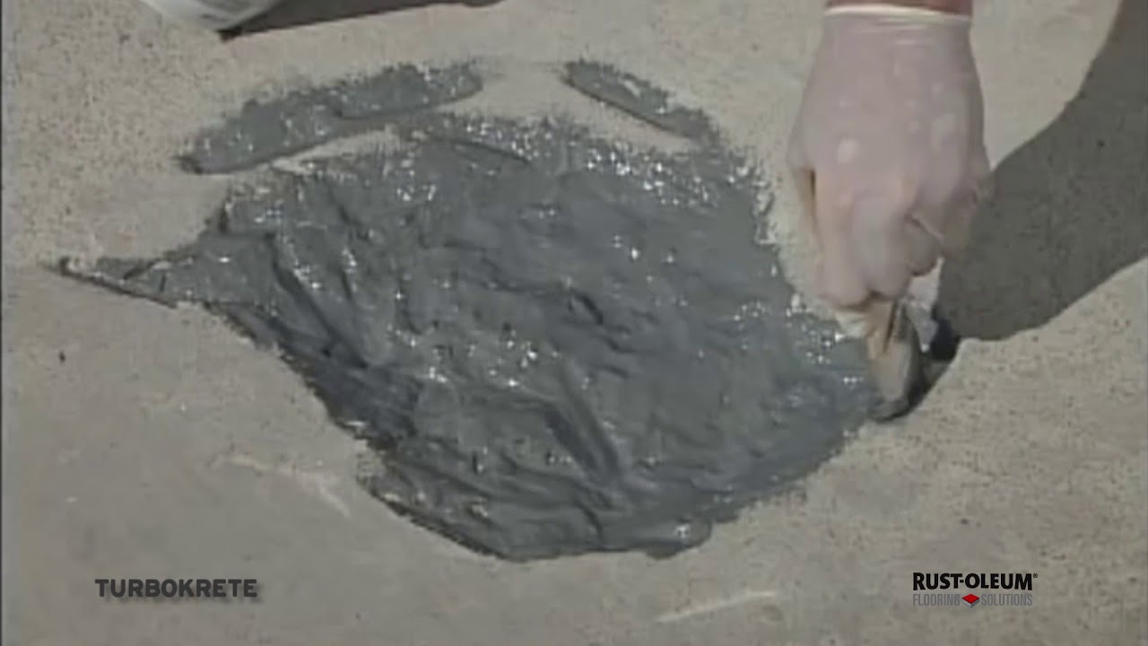 TurboKrete Concrete Patching Compund - YouTube