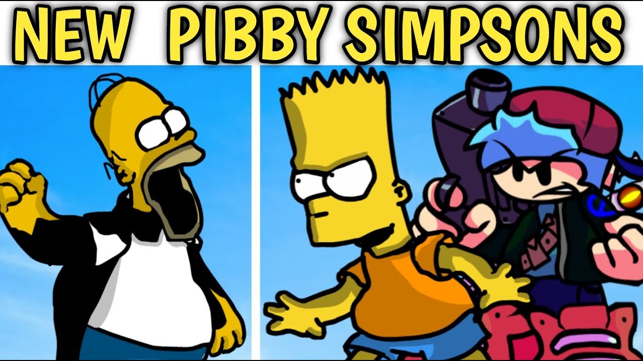Friday Night Funkin' - NEW PIBBY SIMPSONS [UPDATE] || Pibby Corruped HOMER vs BART || Fnf X ...
