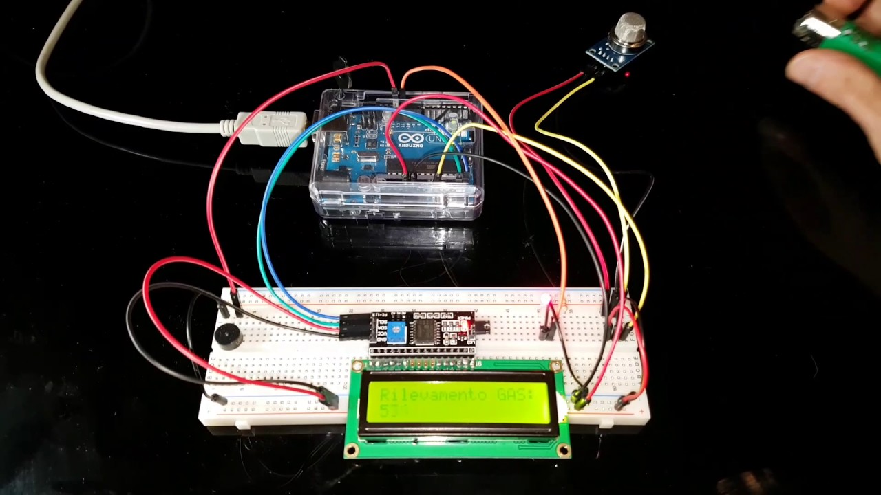 Arduino - Rilevatore di GAS con Allarme - YouTube