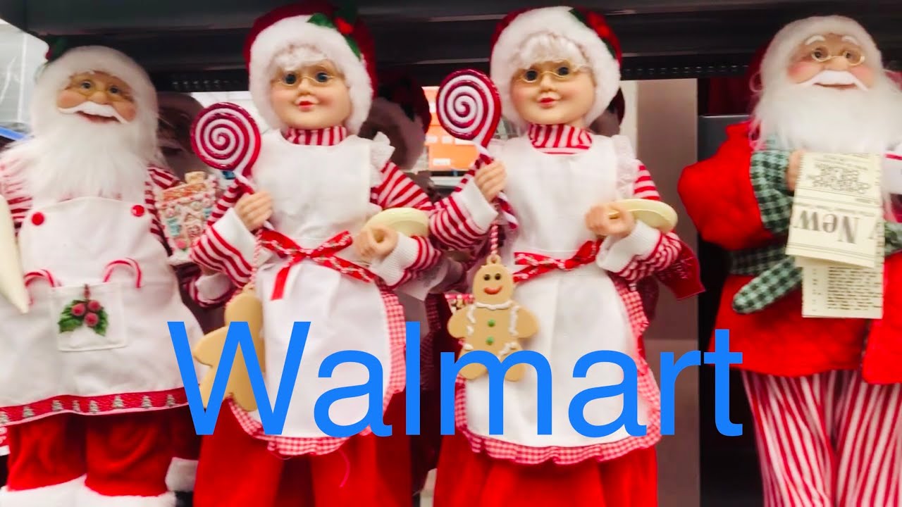 Christmas @ Walmart * Santa Claus 🎅🏻 * Gingerbread Ornaments ...