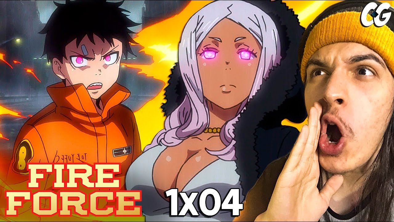 SHINRA É BRABO!!! PEITOU A CAPITÃ HIBANA! - React Fire Force EP 4 - YouTube