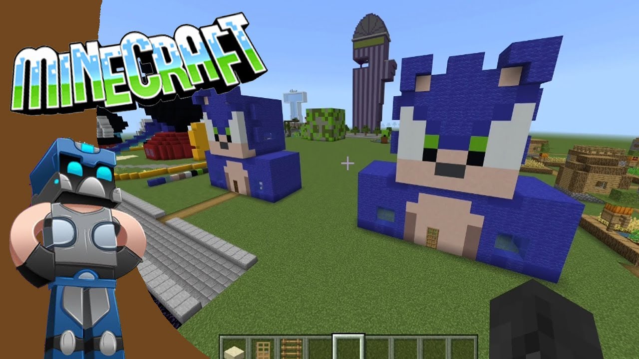 Casa Sonic Minecraft Tutorial / Como hacer la casa de Sonic en ...