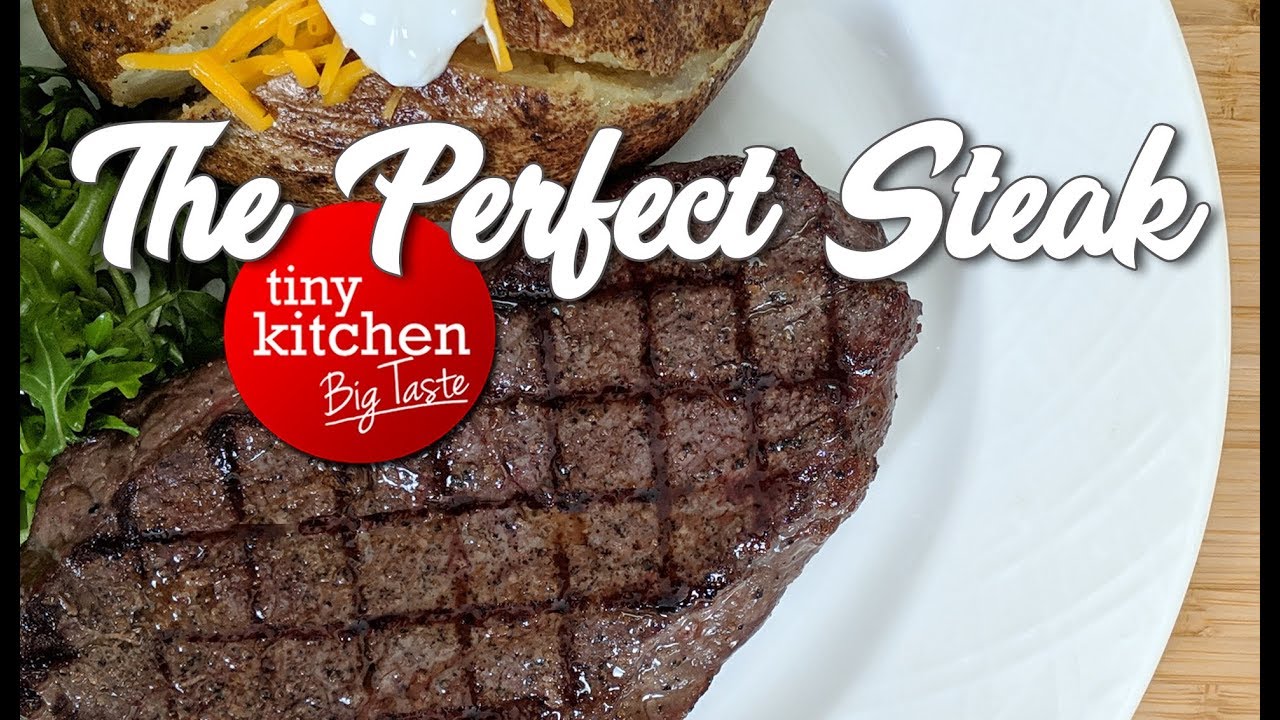 How to Cook the Perfect Steak // Tiny Kitchen Big Taste - YouTube