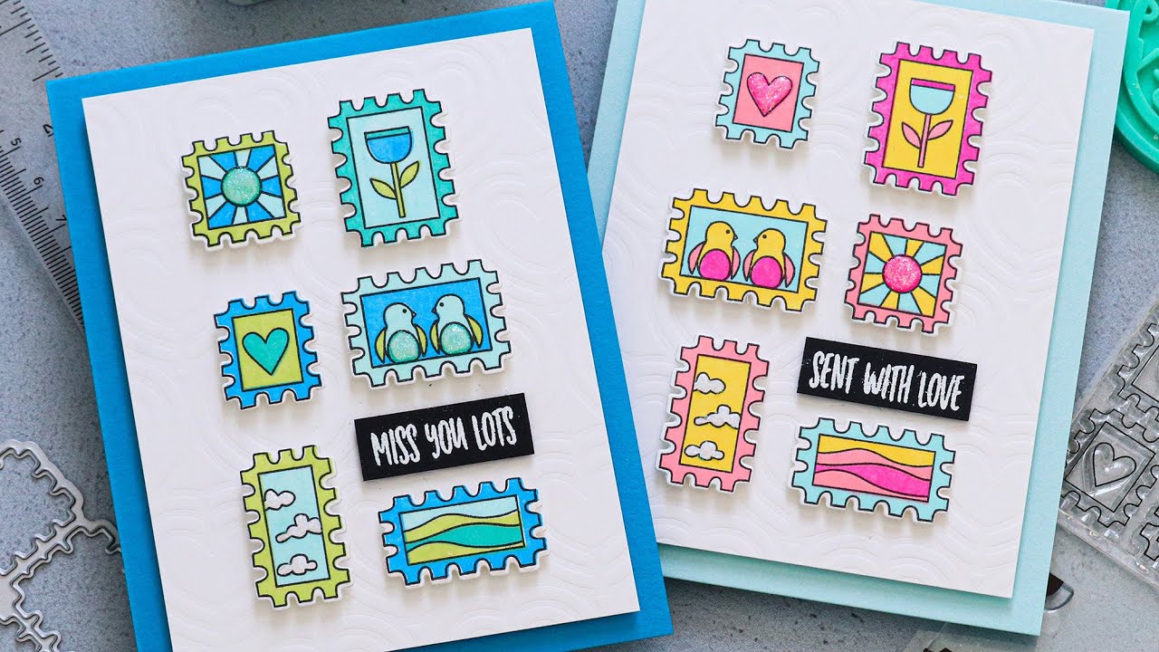 Color Your Stamps in 4 Easy Steps! Studio Monday with Nina Marie - YouTube