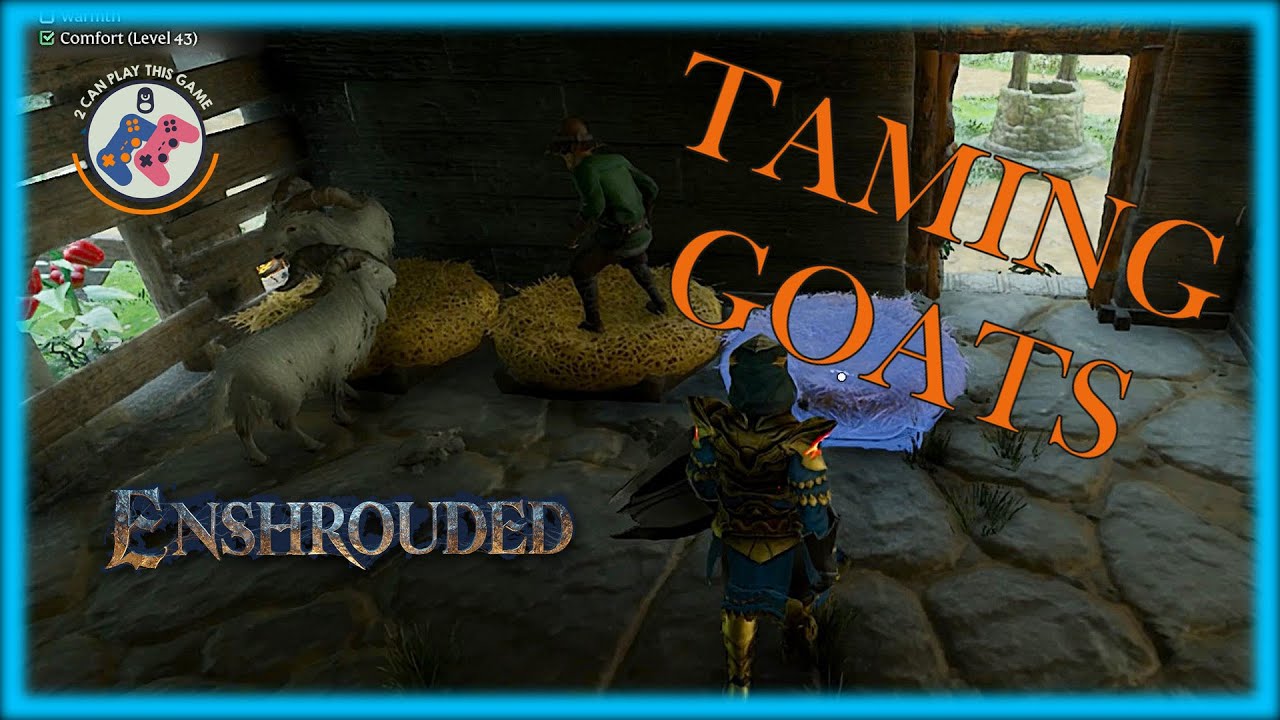 TAMING GOATS - Souls of the Frozen Frontier Enshrouded Update - YouTube