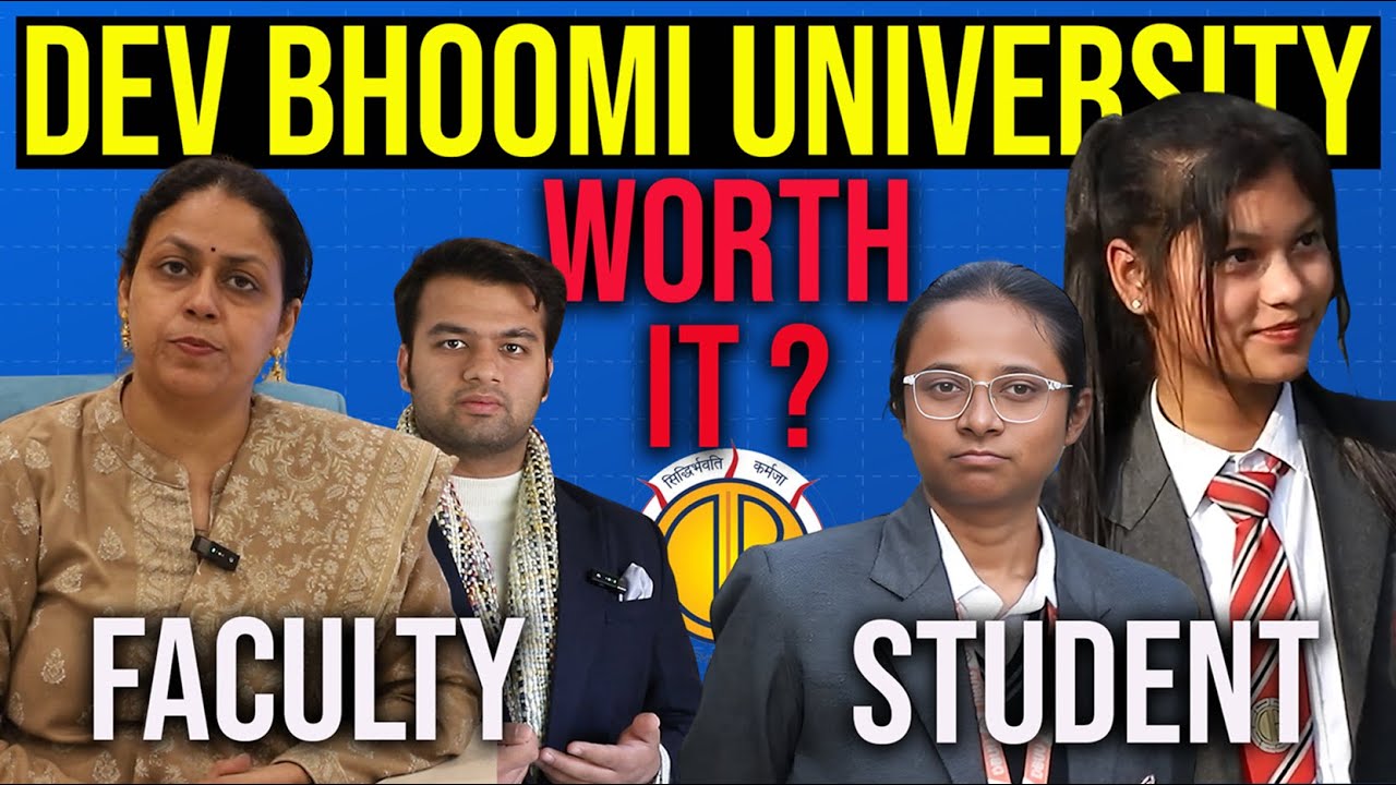 Dev Bhoomi Uttarakhand University Review: Unfiltered Insights from Faculty and Students - YouTube