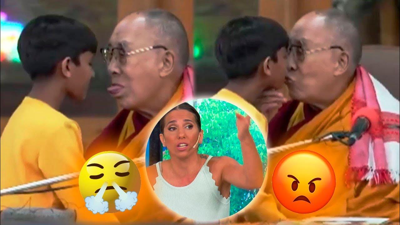 Escándalo con Dalai Lama: En una ceremonia besó en la boca a un niño y desató la polémica - YouTube