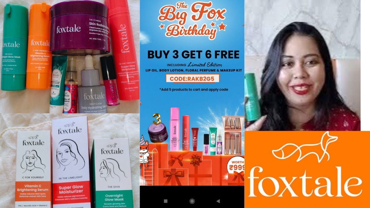 @Foxtale Product Review & Unboxing ️ | Foxtale Birthday Sale Buy 2 Get ...