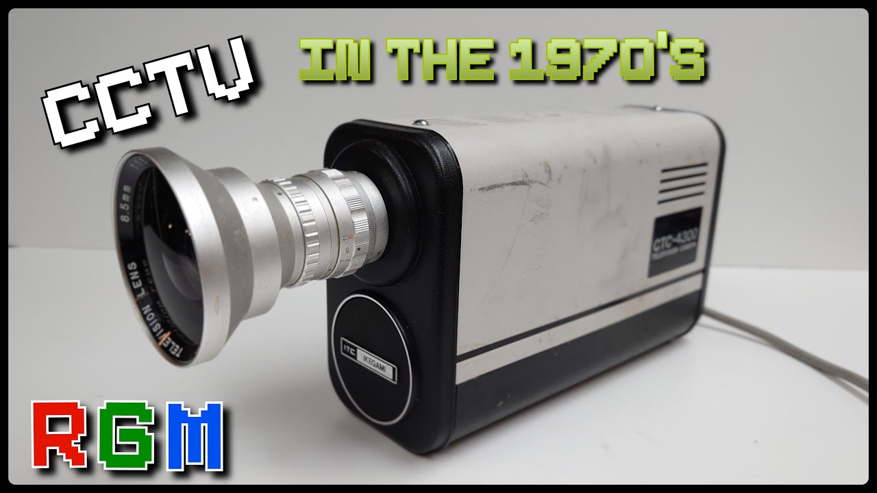 IKEGAMI CTC-4300 BLACK AND WHITE TUBE CCTV TELEVISION CAMERA from the ...