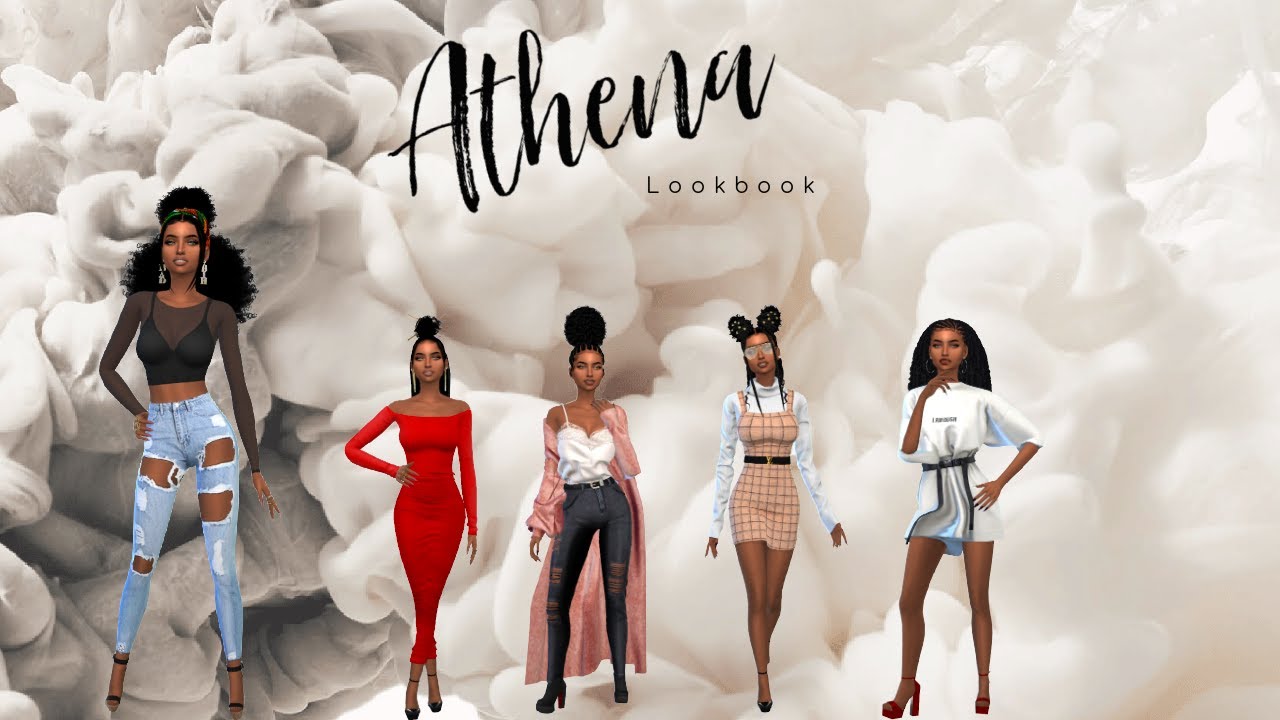 Sims 4- Athena Lookbook + cc links [PROD. CERTIBEATS] - YouTube