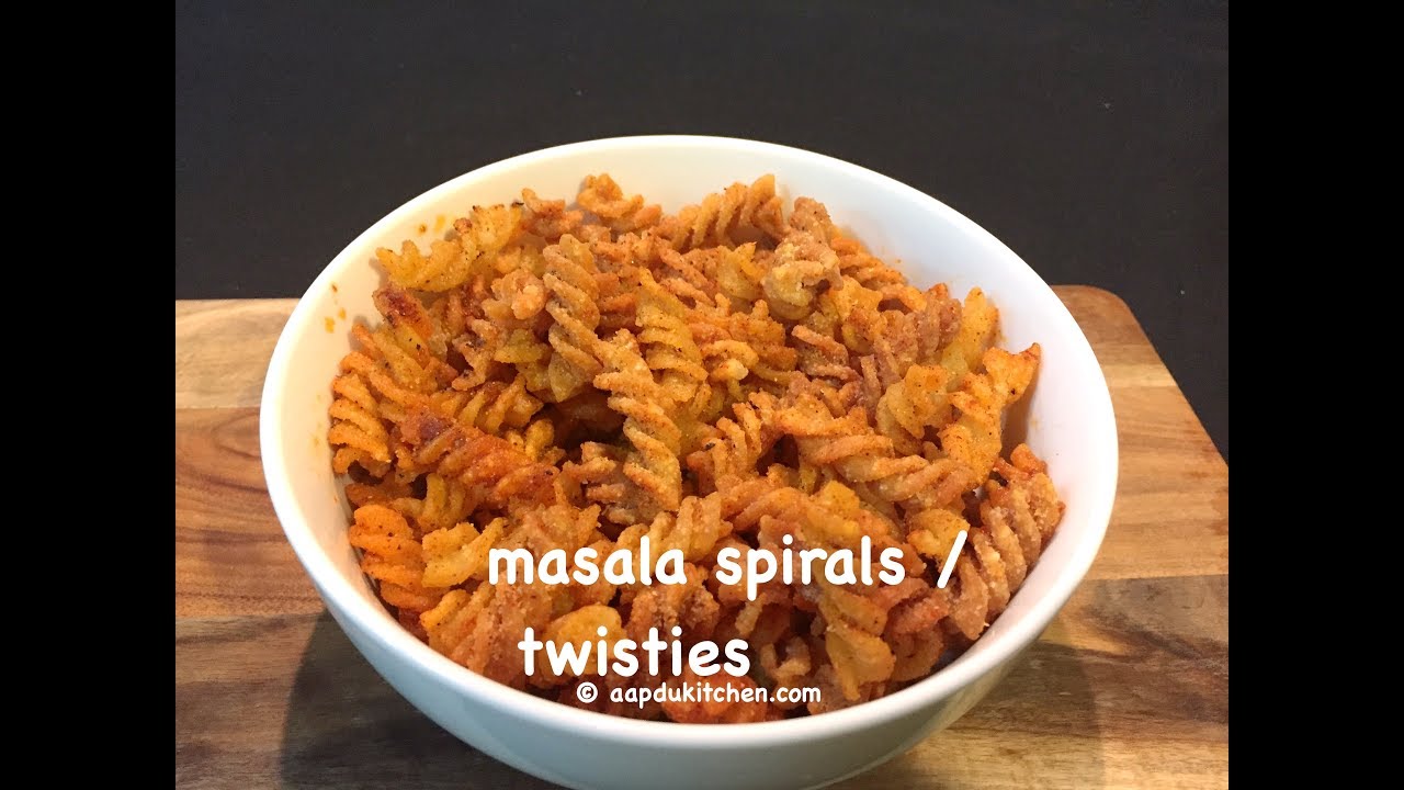 masala spirals recipe | twisties recipe | kids special recipe | dry ...