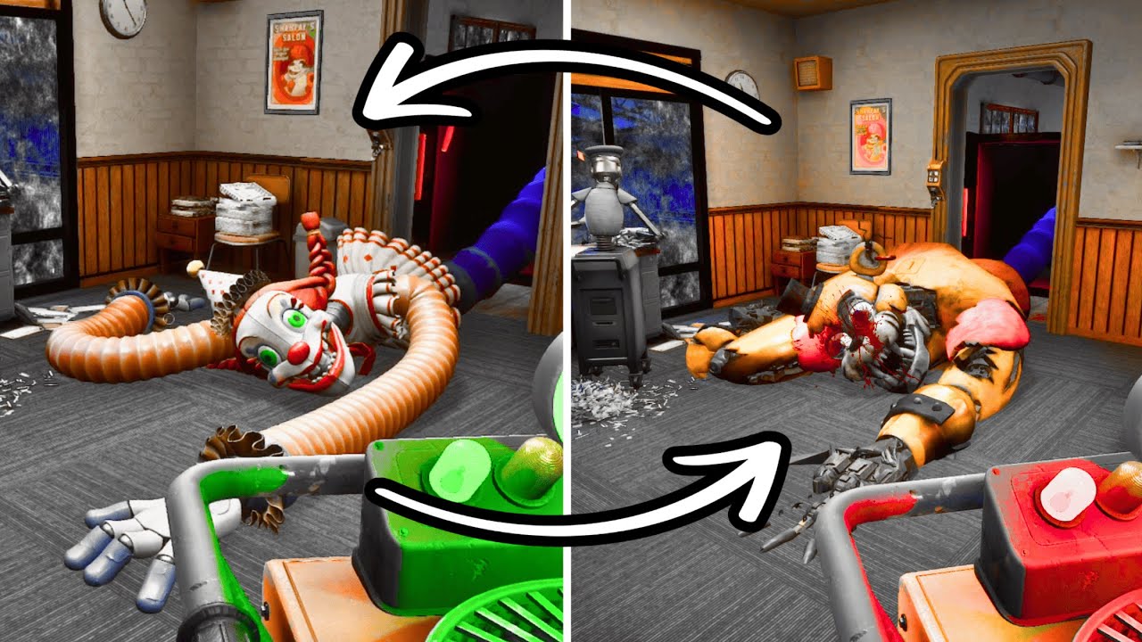 FNAF: Secret of the Mimic - All Secret Glamrock Freddy Jumpscares - YouTube