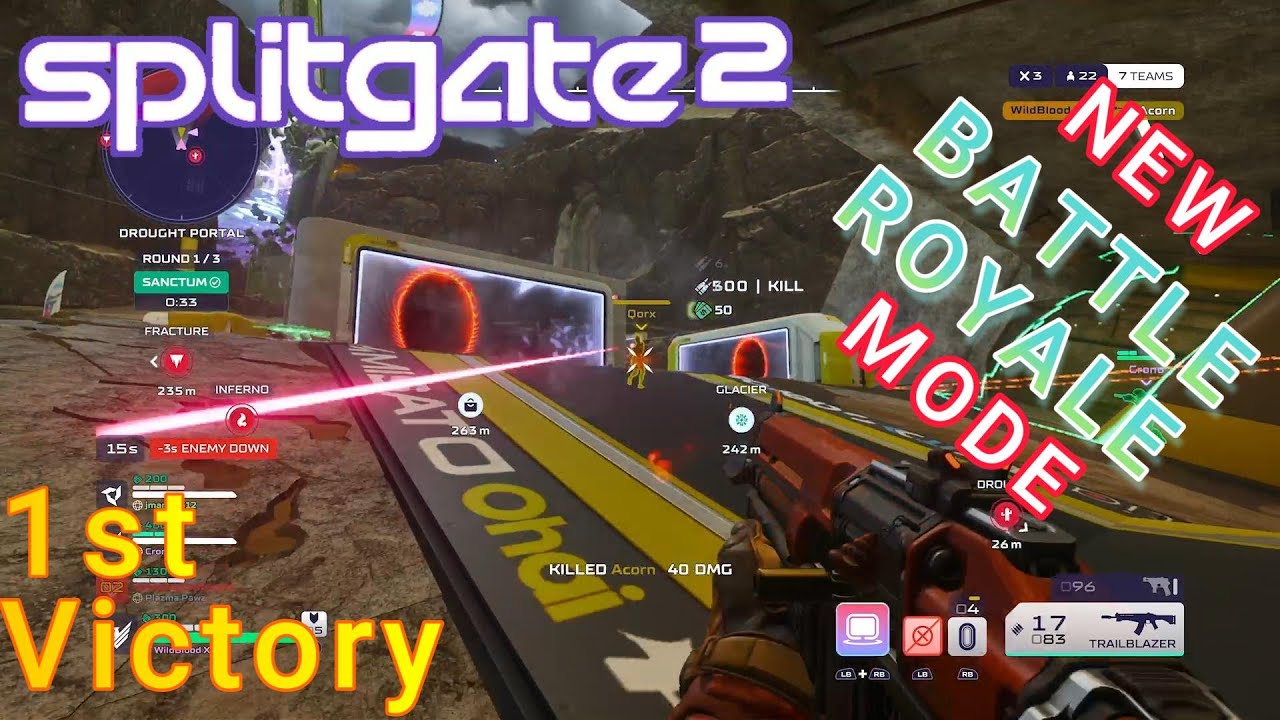 Splitgate 2 Battle Royale is CRAZY FUN - No Commentary - YouTube