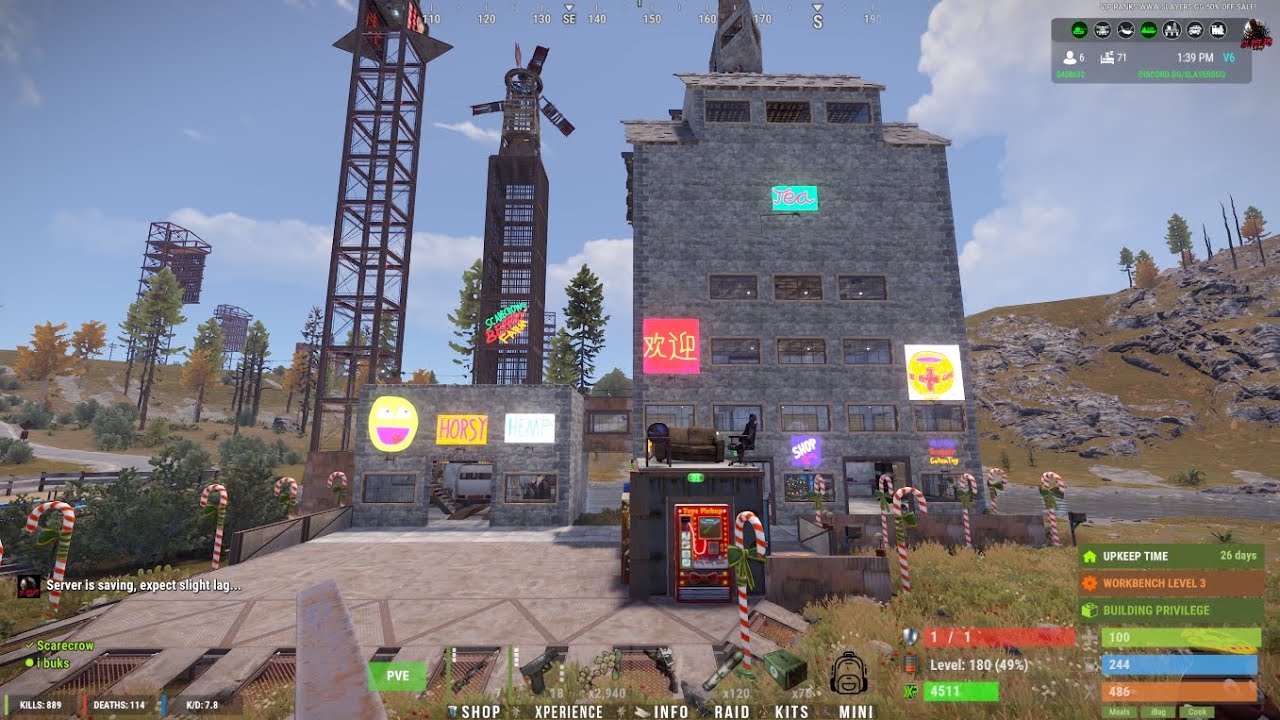 100 Subscribers RUST Stream SLAYYERS.GG #1 PvE server - YouTube