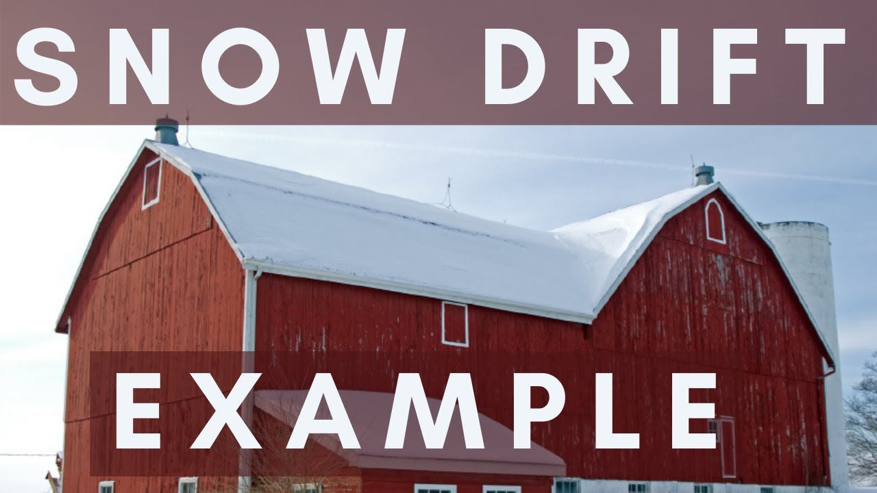 Snow Drift Design Using ASCE 7-16 FULL Example by a Professional ...