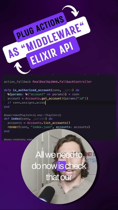 Using Plug Actions As Middleware For Elixir Rest Api Tutorial Youtube