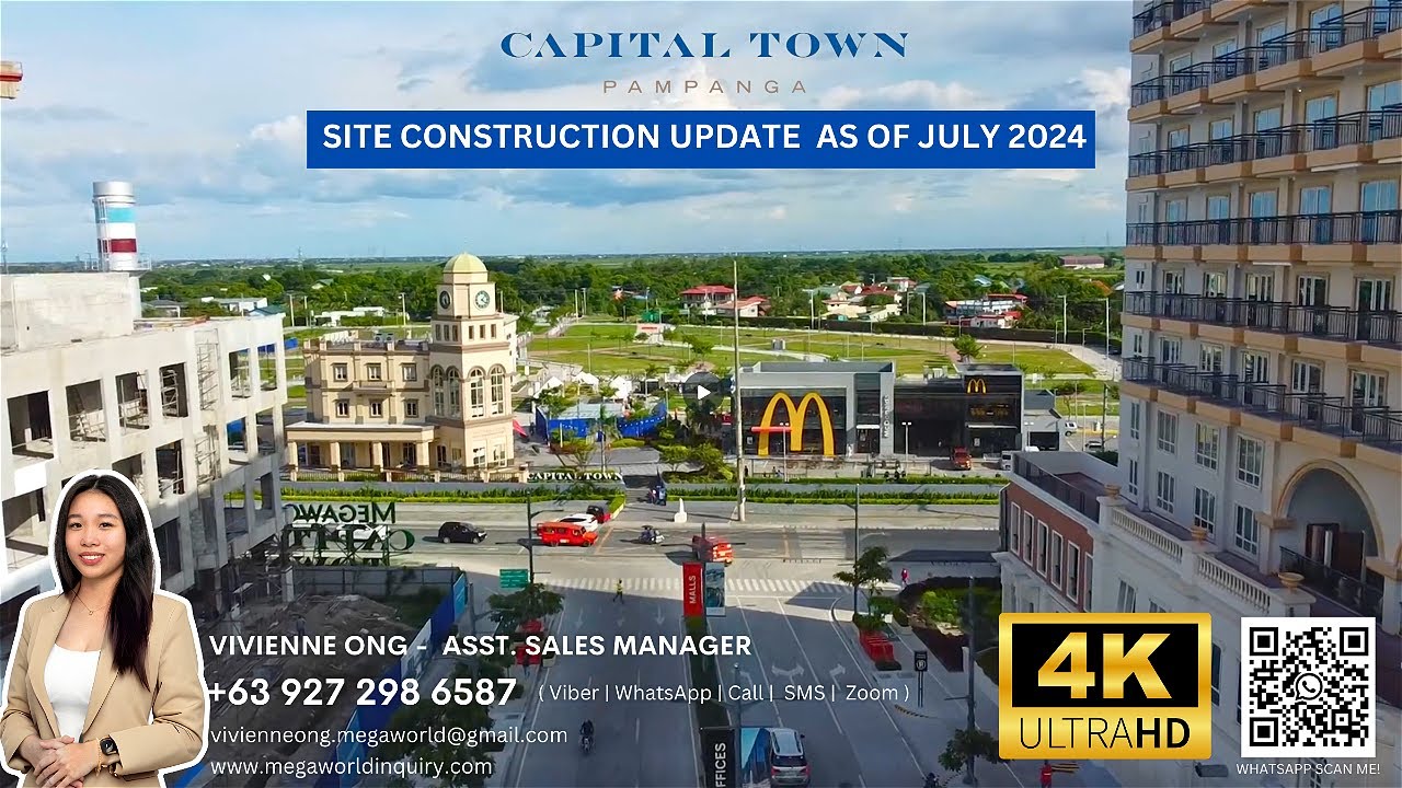 CAPITAL TOWN PAMPANGA (JULY 2024 SITE CONSTRUCTION DRONE TOUR) : FOR ...