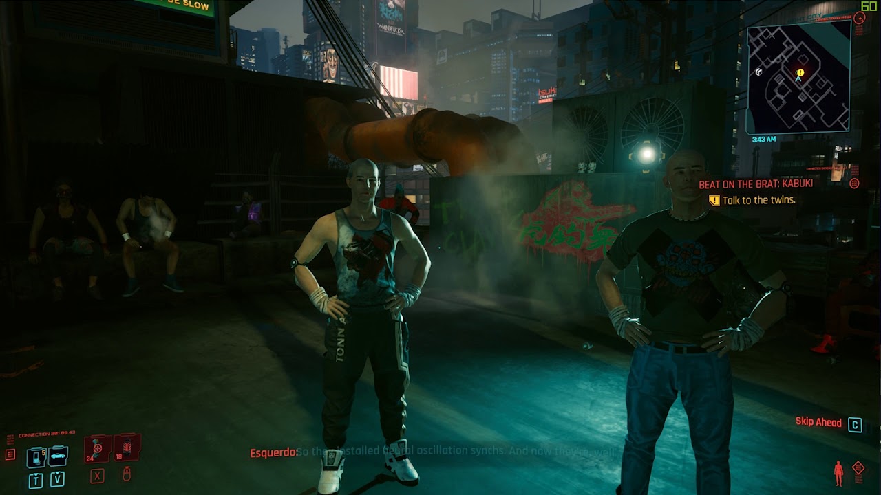 Cyberpunk 2077 - Twins fight with body 10 - YouTube