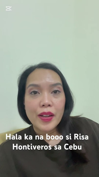 KAWAWA NAMAN NA BOO SI RISA HONTIVEROS SA CEBU? - YouTube