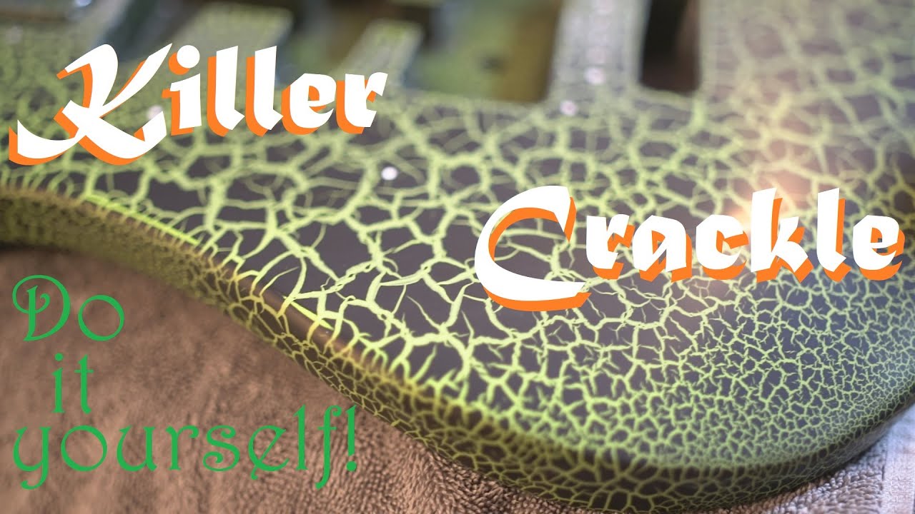 How to Crackle Paint a Guitar! Peavey Raptor Refinish 1 - YouTube